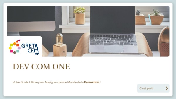 DEV COM ONE | Genially