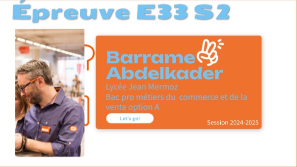 Épreuve E33 S2 | Genially