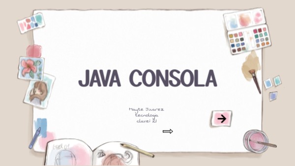 jAVA CONSOLA | Genially