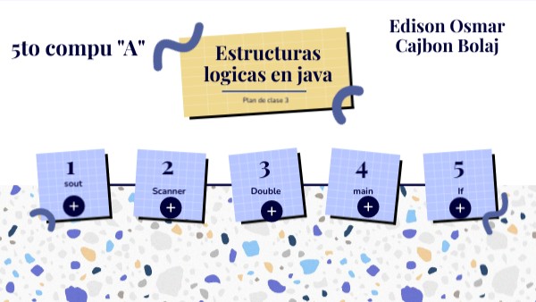Estructuras logicas en java | Genially
