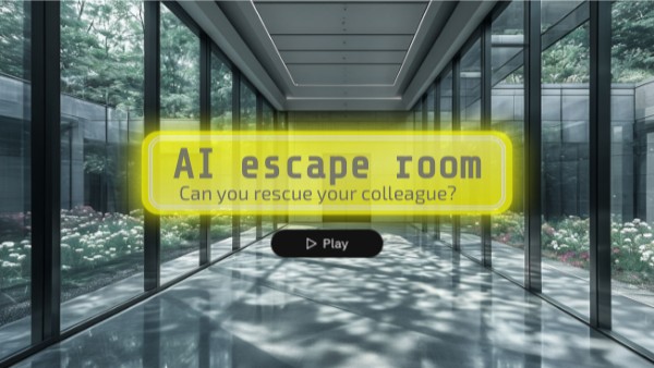 AI escape room: training | Genially