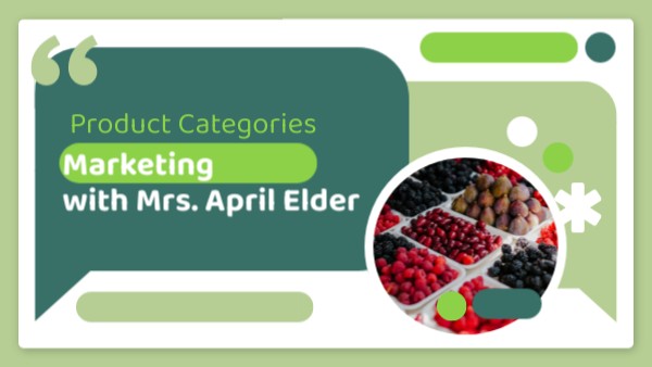 5.01 Product Categories - Elder | Genially