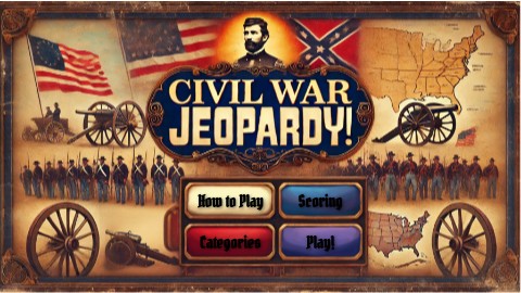 Civil War Jeopardy | Genially