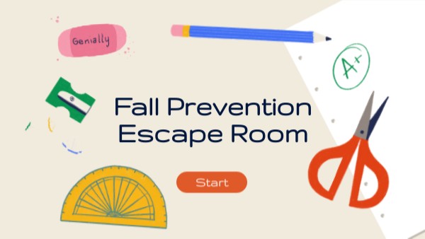 TriStar Fall Prevention Escape Room Competency | Genially
