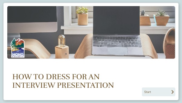 How to dress for an interview Presentation | Genially