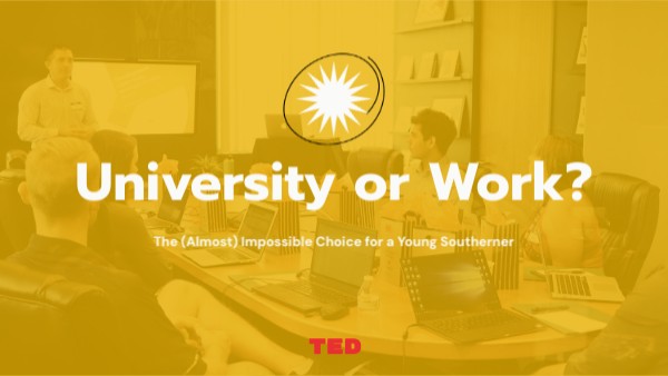 University or Work? | Genially
