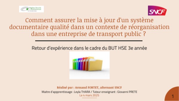 REX de 3e année de Armand FORTET | Genially