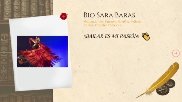 Bio Sara Baras | Genially