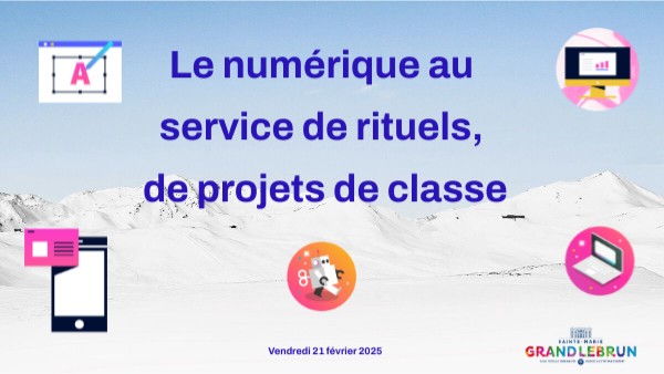 Le numérique au service de rituels, de projets de classe | Genially