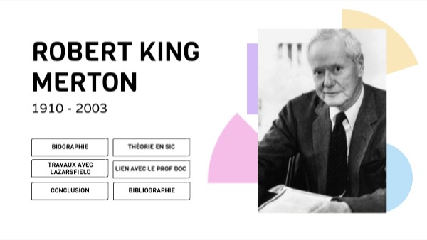 Robert King Merton | Genially