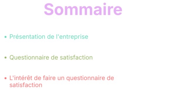 Sommaire | Genially