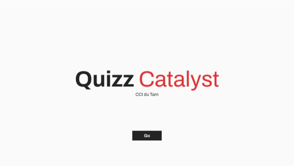 Quizz Catalyst | Genially