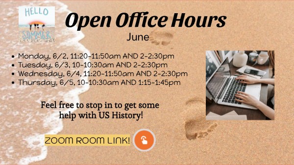June: Open Office Hours | Genially