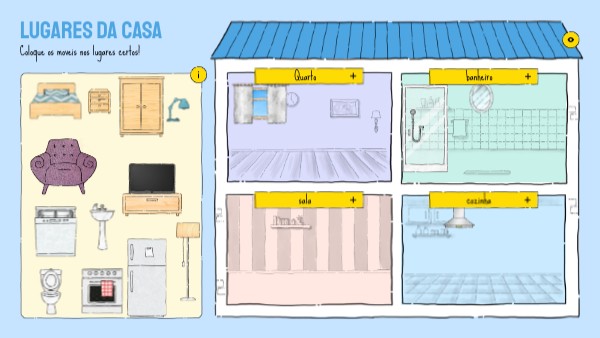 LUGARES DA CASA | Genially