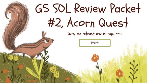 G5 SOL Review Packet #2 Acorn Quest | Genially