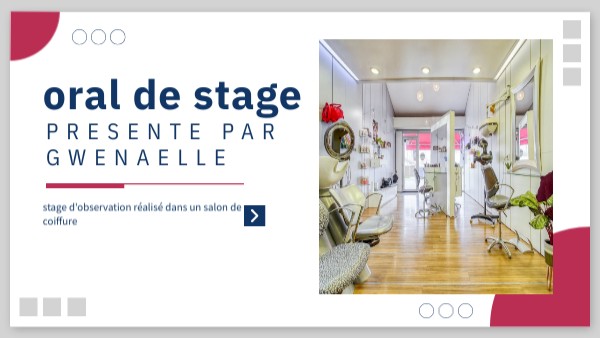 oral de stage | Genially