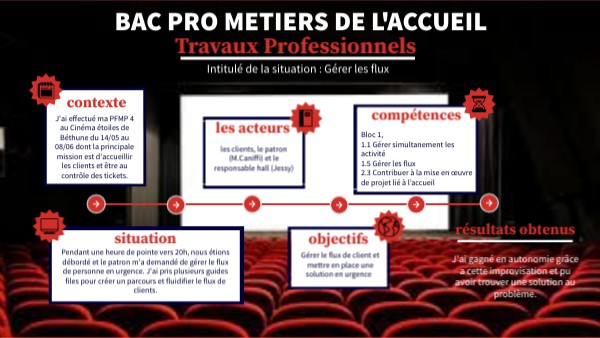 BAC PRO METIERS DE L'ACCUEIL | Genially