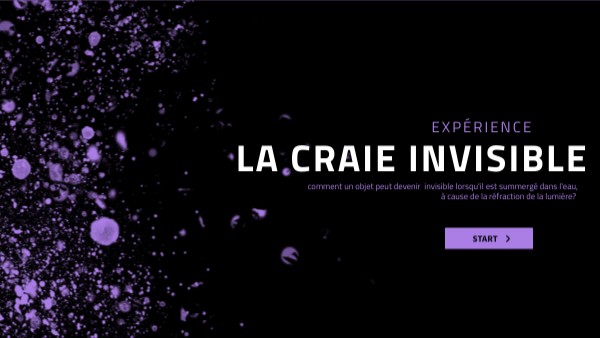 LA craie invisible | Genially