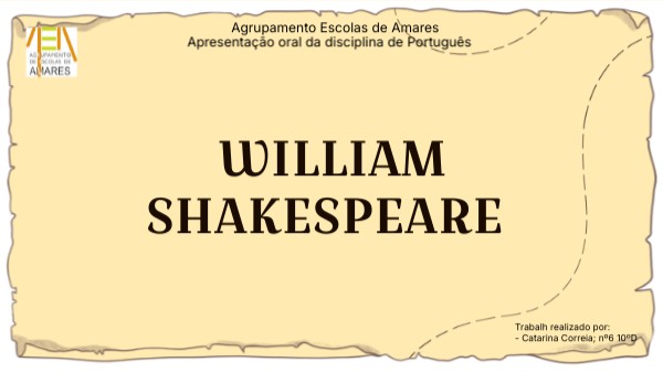 William Shakespeare | Genially