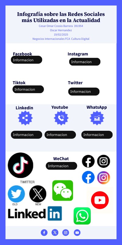 Infografía sobre las Redes Sociales más Utilizadas en la Actualidad ...