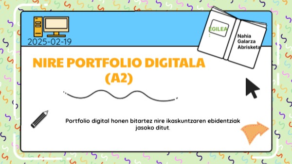 Nire portfolio digitala (a2) | Genially