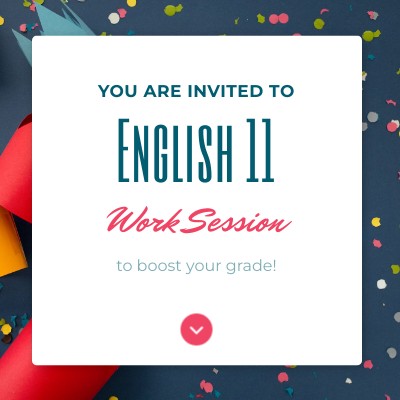 Unit 1 Work Session Invitation | Genially