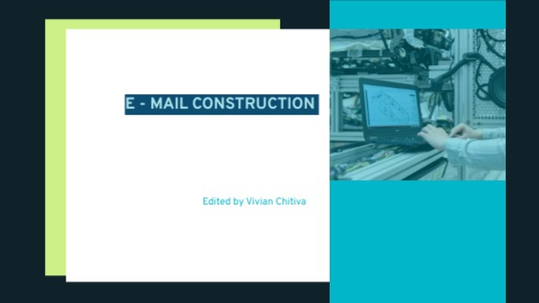 L..9. e - mail construction | Genially