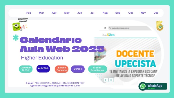 Calendario aula web 2025 | Genially