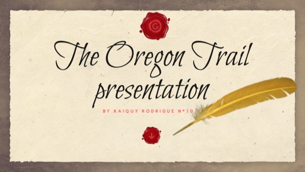 The Oregon Trail presentation | Genially