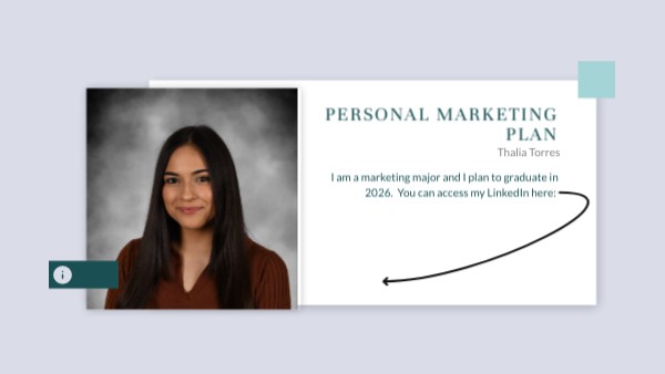 Personal marketing plan | Genially