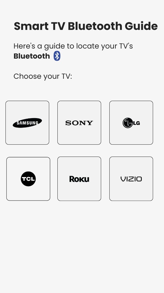 Smart TV Bluetooth Guide | Genially