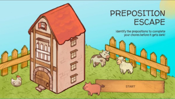 Preposition Escape Room | Genially