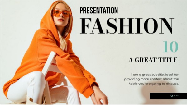 Presentazione Fashion | Genially