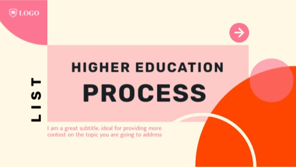 Liste de processus Enseignement supérieur | Genially