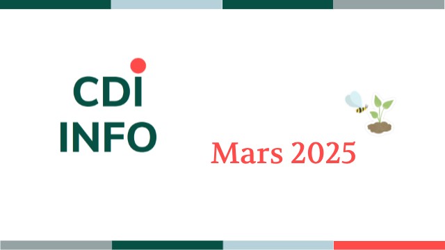 CDI Infos Mars 2025 | Genially