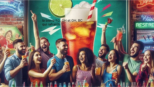 la bierre FG, GH et GH, BC qui rafraichi | Genially