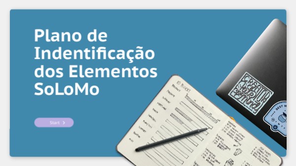 Plano de Indentificação dos Elementos SoLoMo | Genially