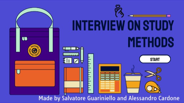 Interview on Study Methods | Genially