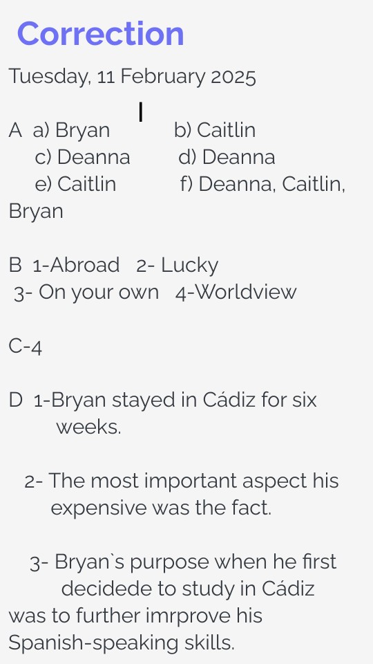 Correction | Genially