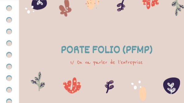 PORTE folio (PFMP) | Genially