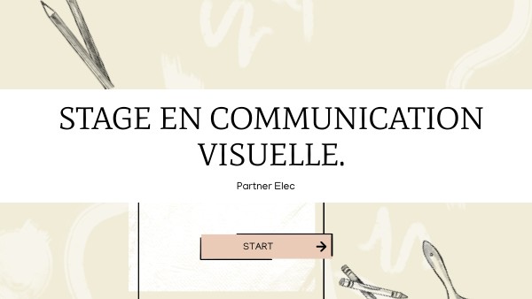 Stage en communication visuelle. | Genially
