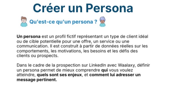 Créer son persona | Genially