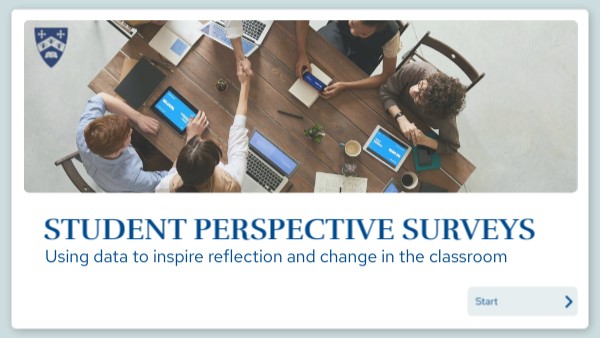 Student perspective surveys | Genially