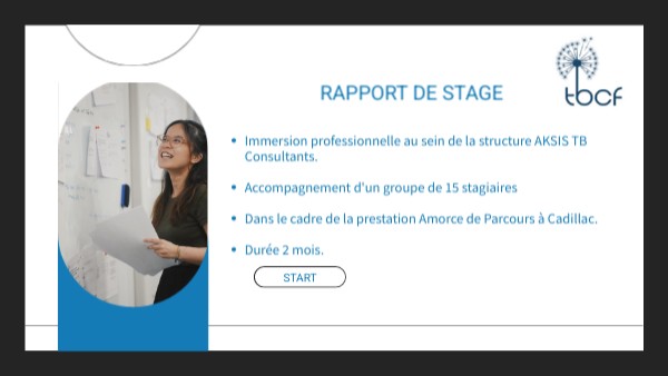 RAPPORT DE STAGE | Genially