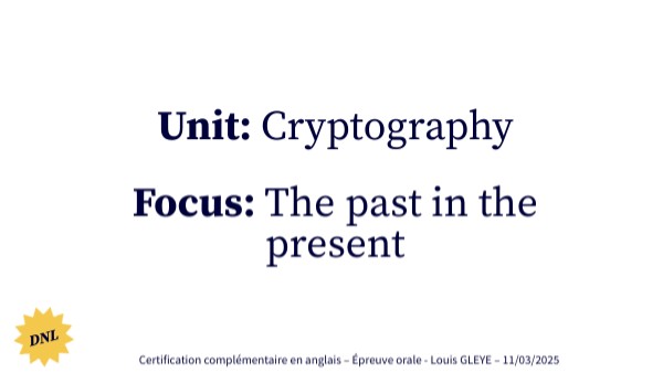 DNL - Oral 11/03/2025 | Genially