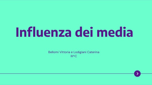 Influenza dei media. | Genially