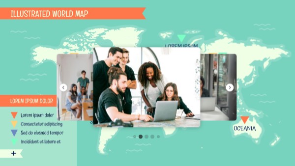 ILLUSTRATED WORLD MAP | Genially