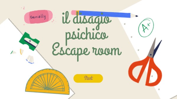 il disagio psichico Escape room | Genially