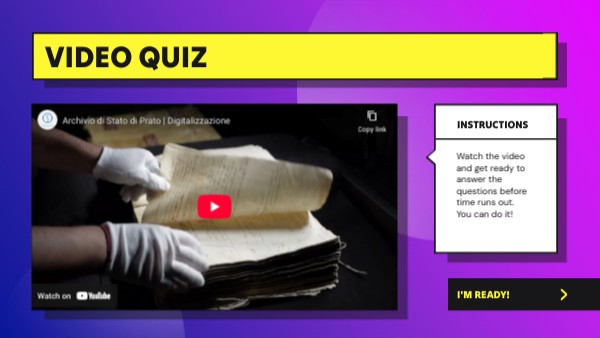 Quiz Video | Genially