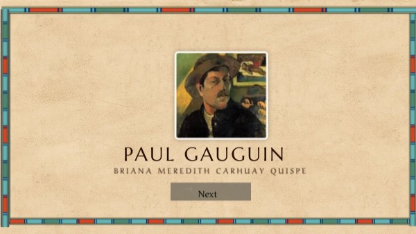 PAUL GAUGUIN | Genially